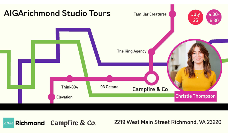 AIGA Richmond Studio Tour July 2024