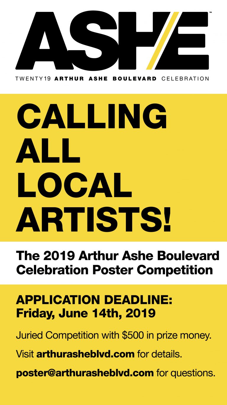 2019 Arthur Ashe Boulevard Celebration Poster Competition | AIGA Richmond